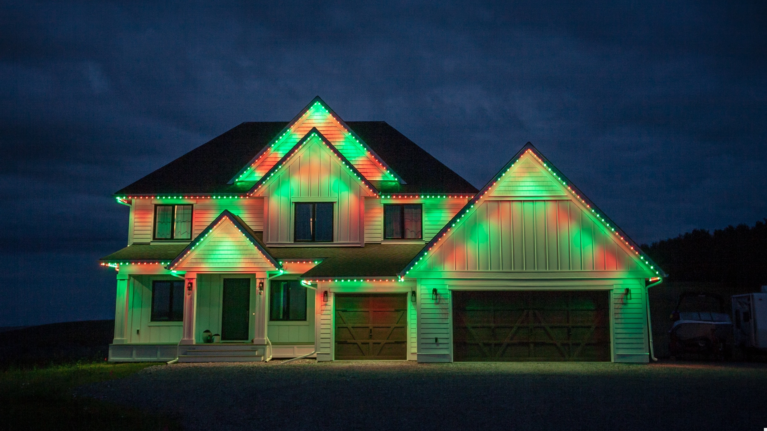 Permanent Light Installation Charlotte NC | Marvelous Lights